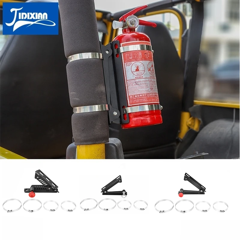 Soporte de extintor de incendios para coche, montaje ajustable para ...