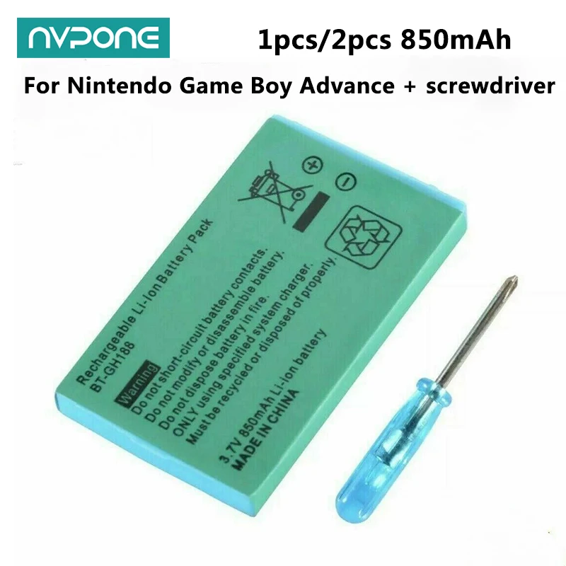 Bater-a-recargable-de-iones-de-litio-para-Nintendo-Game-Boy-Advance-1 ...