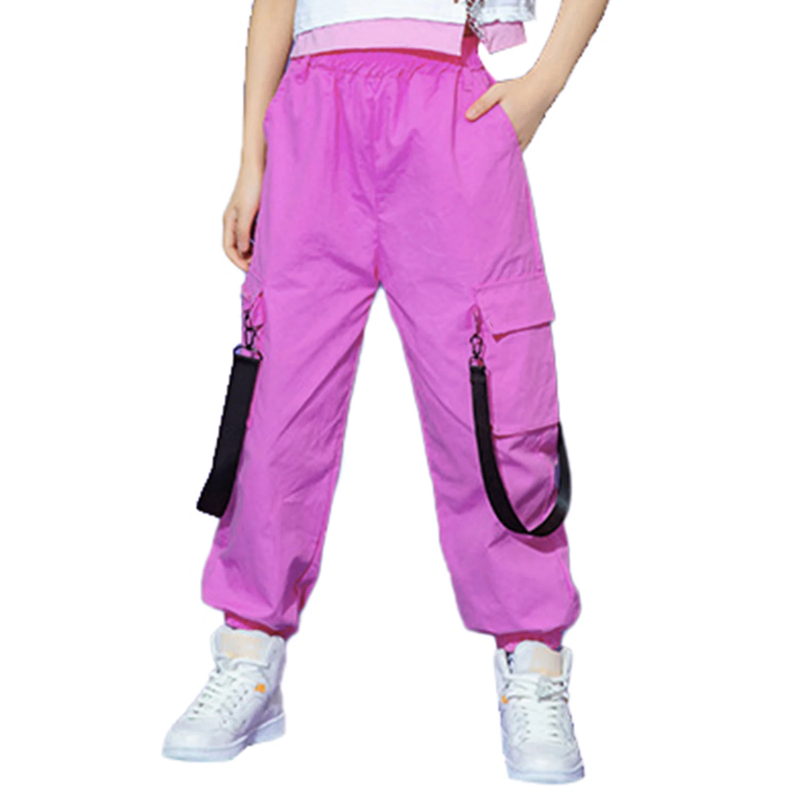 Spring-Kids-Girls-Hip-hop-Street-Dance-Pants-Casual-Teenage-Girls-Cargo ...