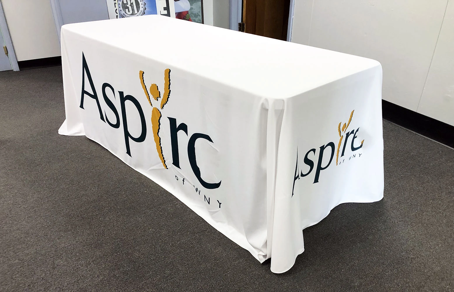 Custom-Logo-Spandex-Polyester-Printed-Round-Black-White-Rectangle ...