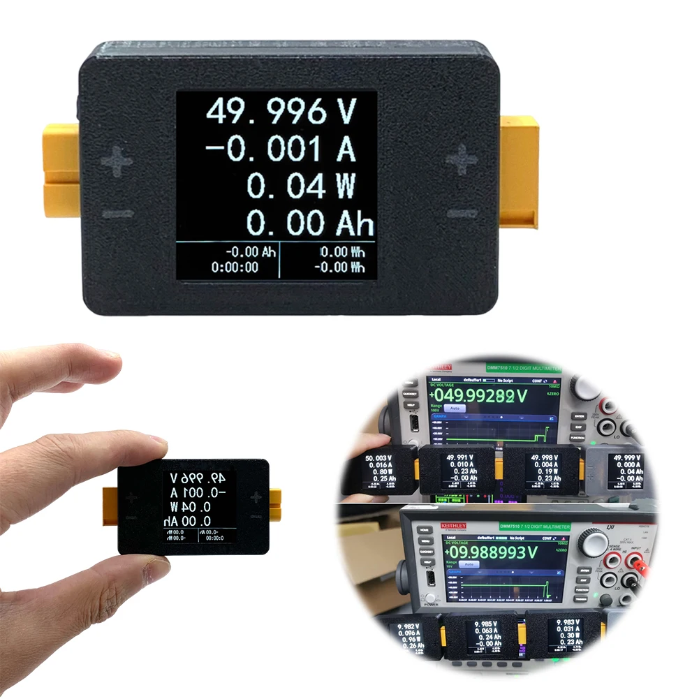 25A 8-150V Bidirectional DC Voltage Current Power Analyzer XT60/XT90 ...