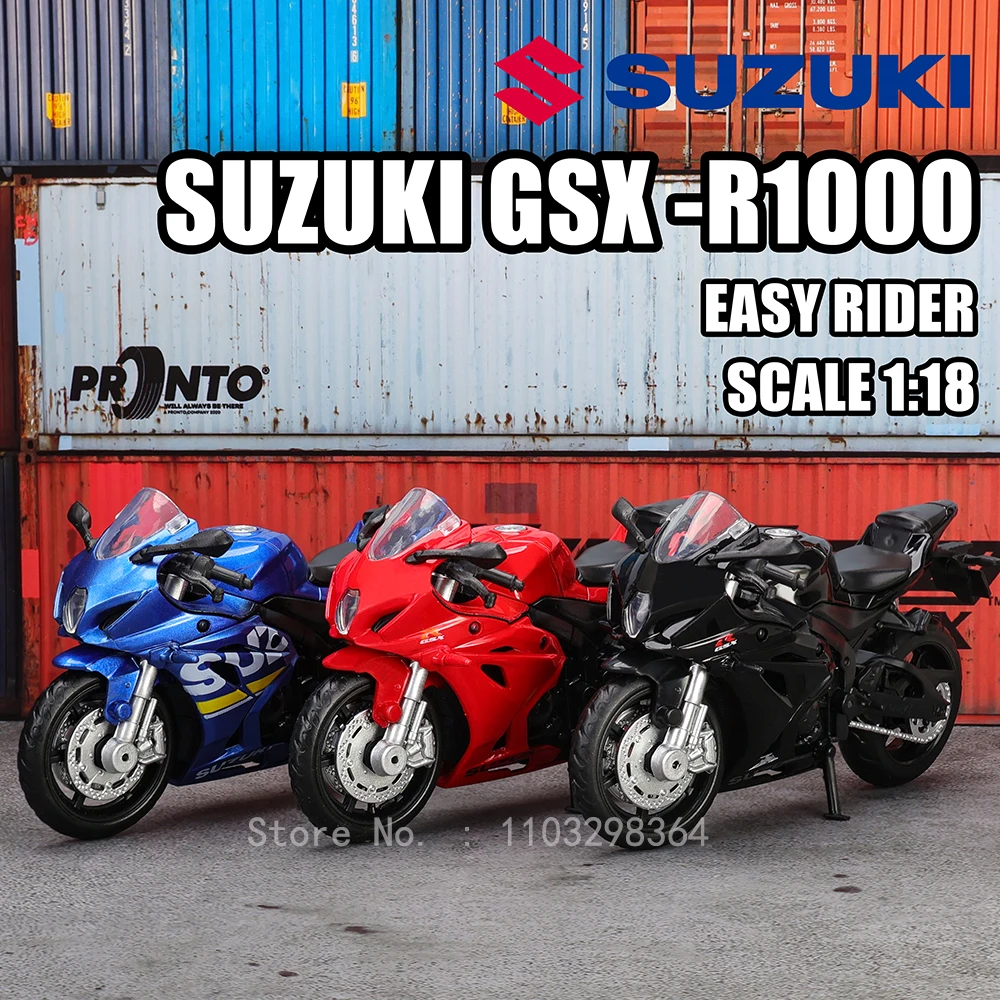 Suzuki-GSX-R1000-Die-Cast-Motorcycle-Model-Toy-para-crian-as-Alloy-Car ...