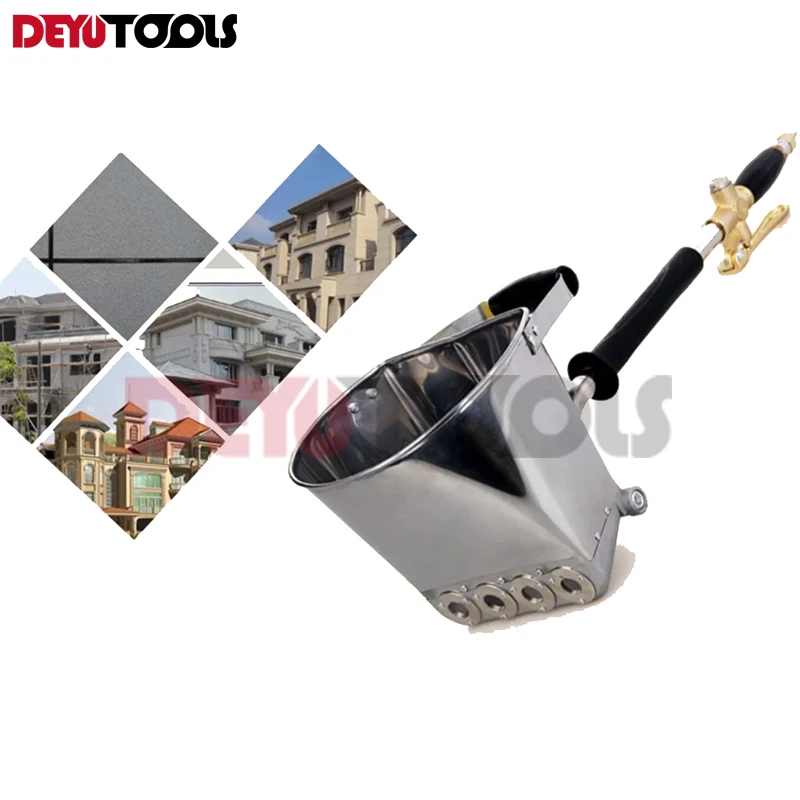 4L-Jet-Pump-Cement-Concrete-Spray-Gun-4-Hole-Rapid-Cement-Plaster ...