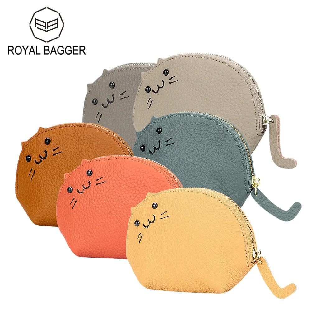 Royal-Bagger-Cute-Coin-Purses-for-Women-Genuine-Cow-Leather-Simple ...