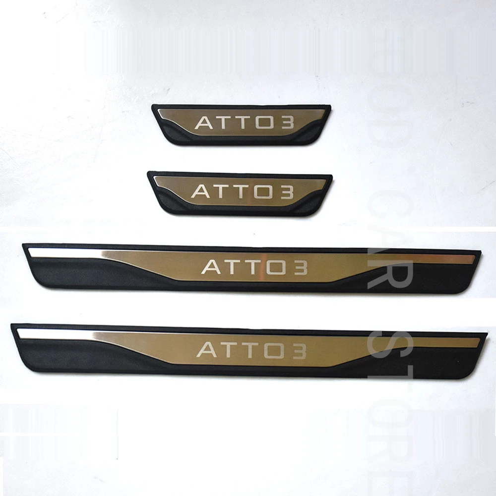 Fit For Byd Atto 3 Atto3 2022 Door Sill Scuff Plate Welcome Pedal ...