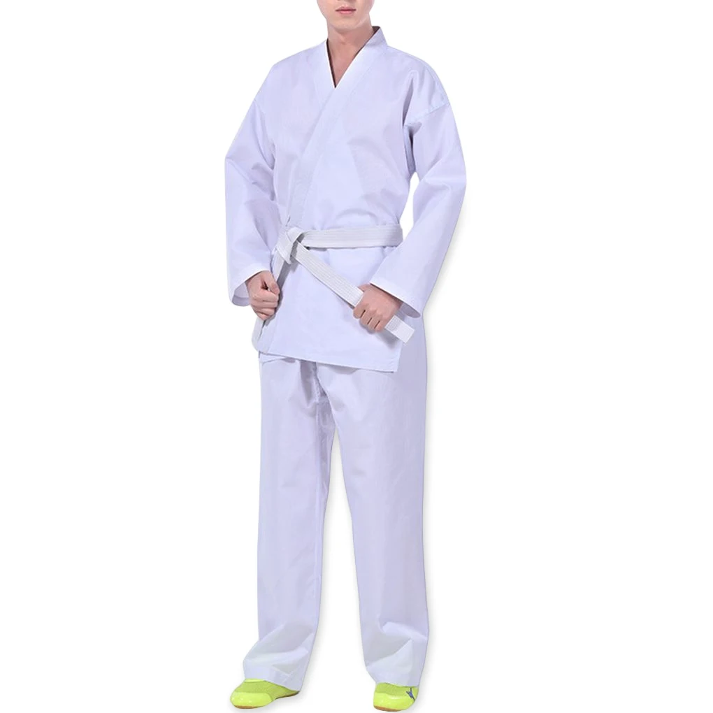 Men-Karate-Uniform-Set-Children-Sports-Fitness-Training-Clothes ...