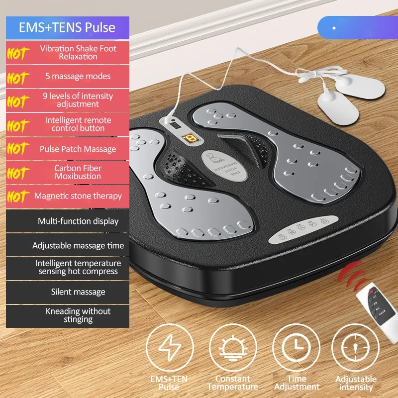 Vibration-Foot-Massager-with-Heat-Remote-Control-Adjustable-Speed ...