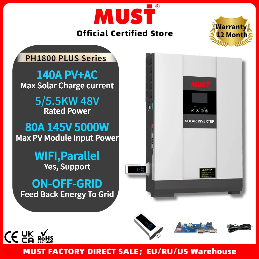 MUST-Parallel-5KW-5-5KW-48V-PH1800-PLUS-On-Off-Grid-Hybrid-Solar ...