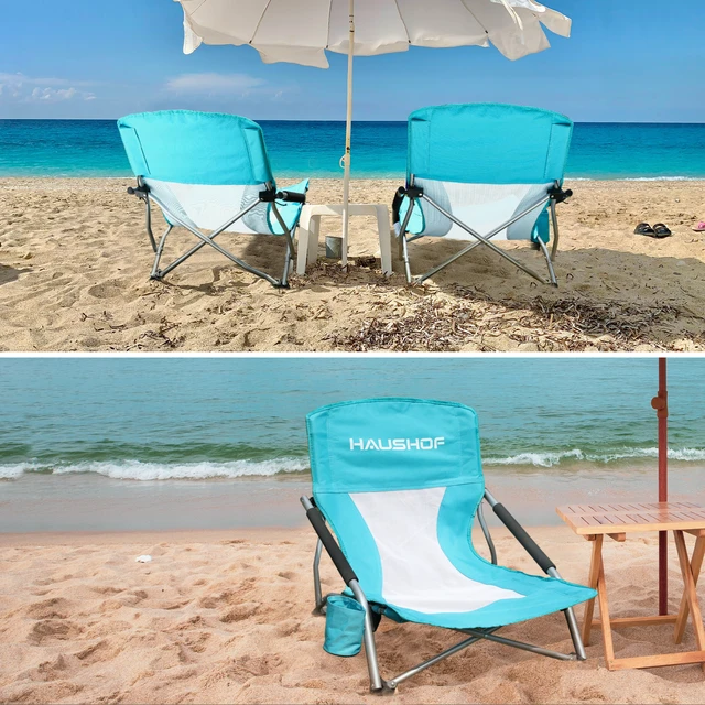 Couple In Moon Beach Chairs