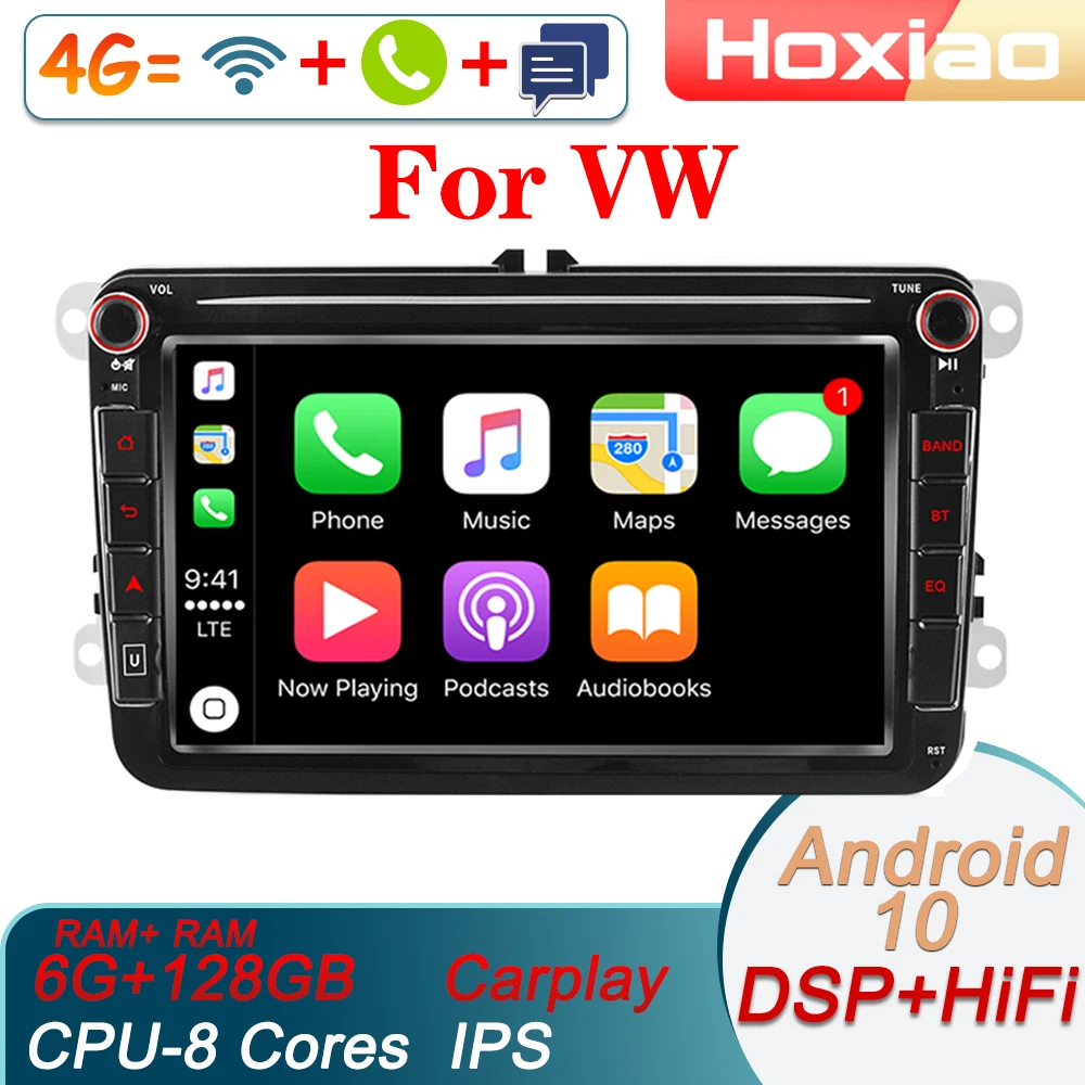Car-Radio-Multimedia-Player-For-VW-Volkswagen-Golf-Passat-b7-b6-Skoda ...