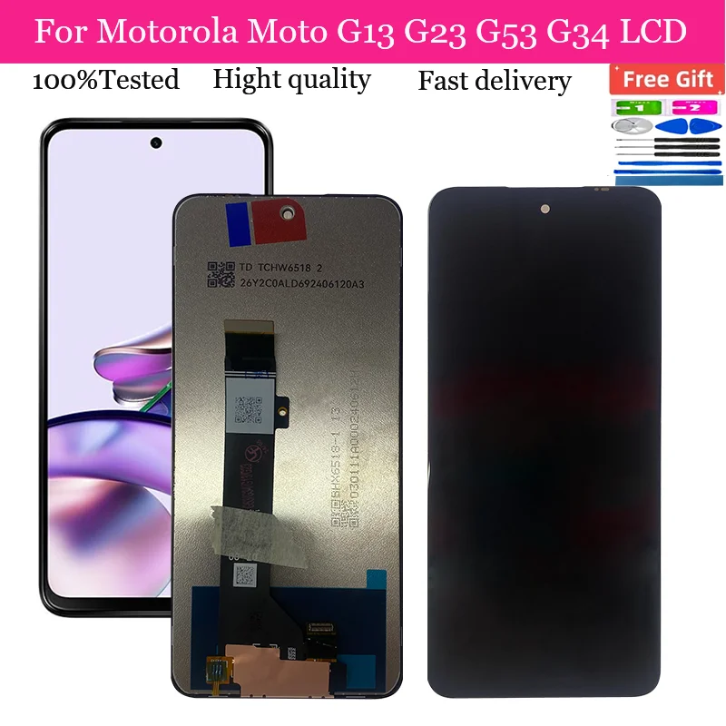 For-Motorola-Moto-G13-G53-G34-LCD-Display-Touch-Screen-Digitizer ...