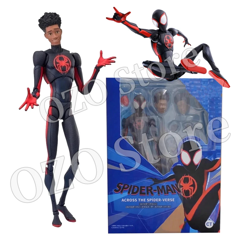 SHF-Spider-Man-Across-the-Spiderverse-Miles-Morales-Action-Figure-PVC ...