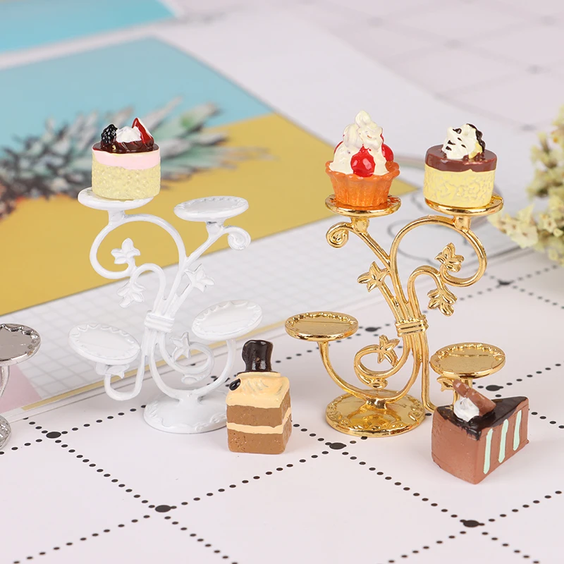 1-12-Dollhouse-Miniature-Fruit-Stand-Delicious-Cakes-Rack-Diy-Kitchen ...