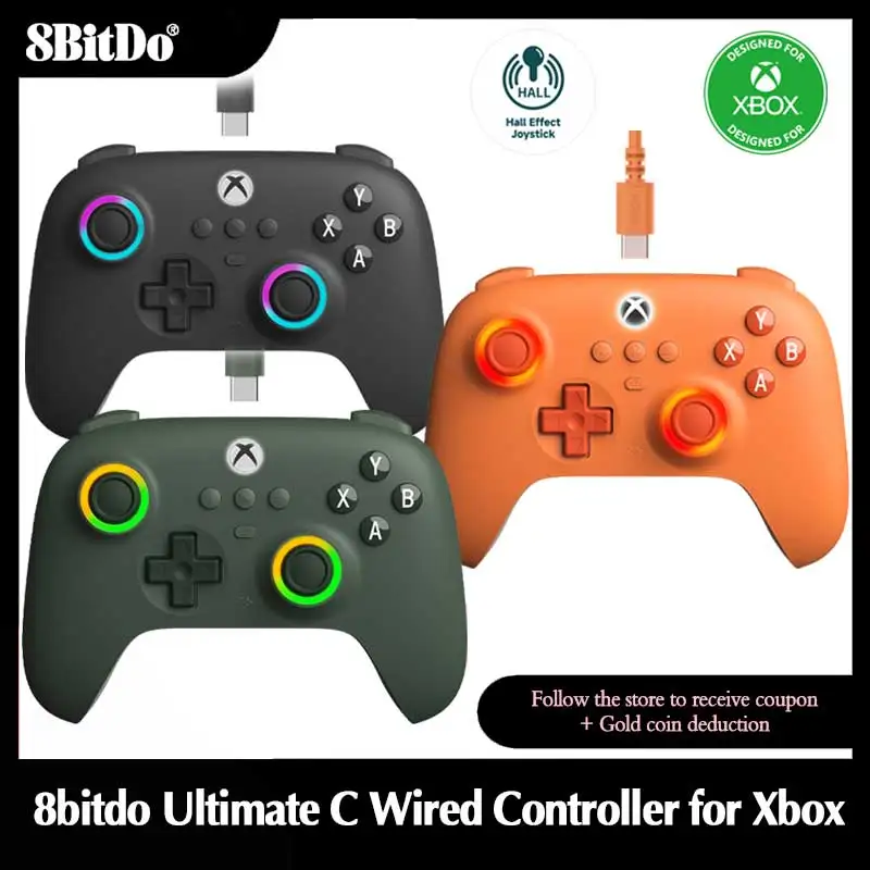8BitDo-Ultimate-C-Wired-Controller-USB-Gamepad-with-Hall-Effect ...
