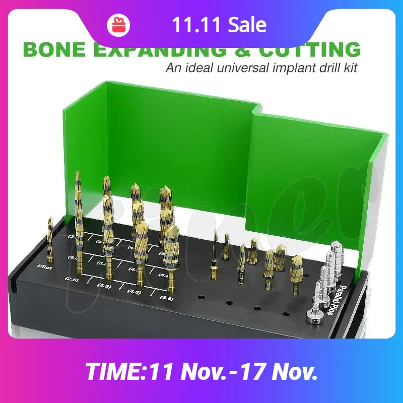 Dental-Implant-Drills-Osseodensification-Burs-Kit-Universal-Guided ...