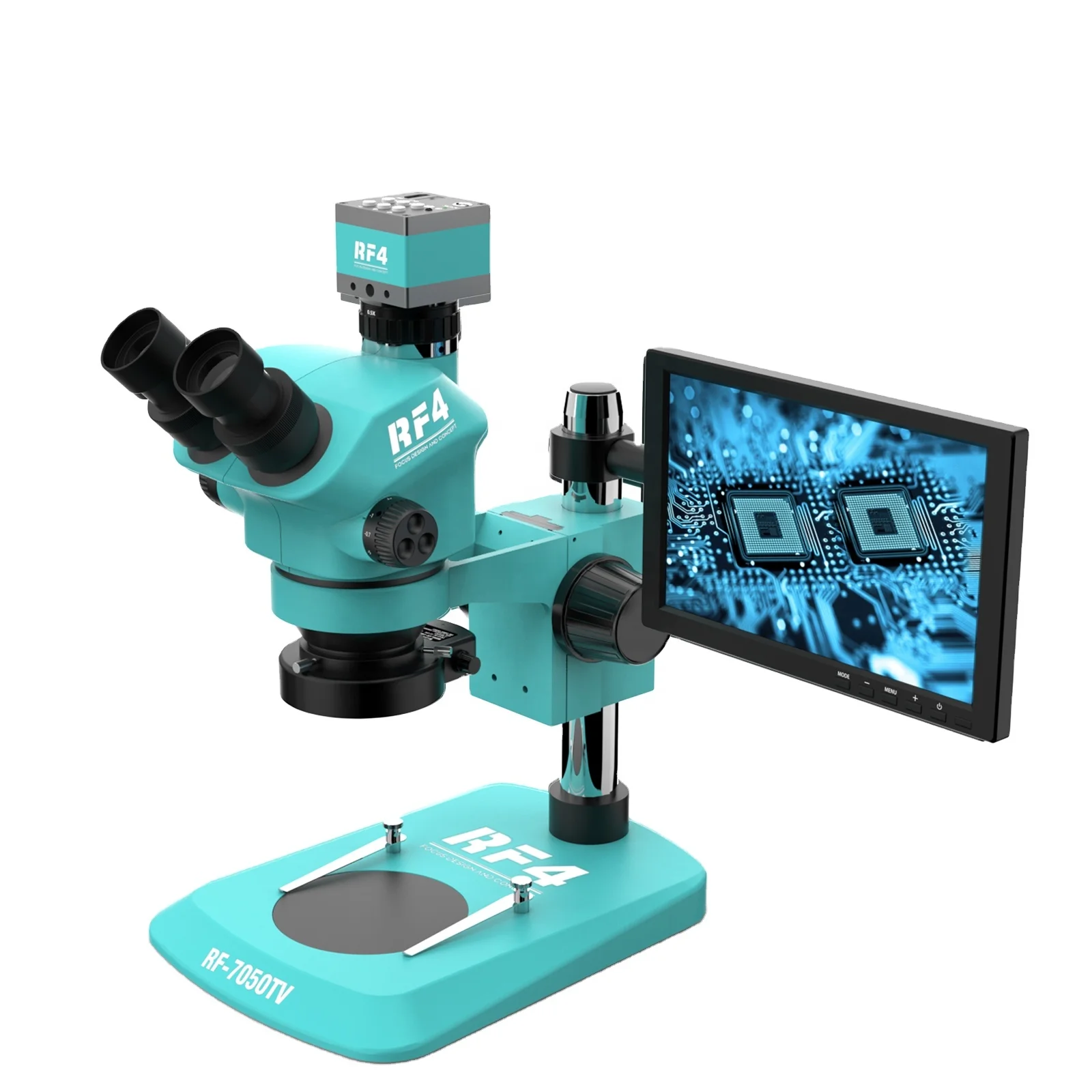 RF4-Trinocular-HD-Microscope-7-50X-Continuous-Zoom-2K-Camera-10-1-Inch ...