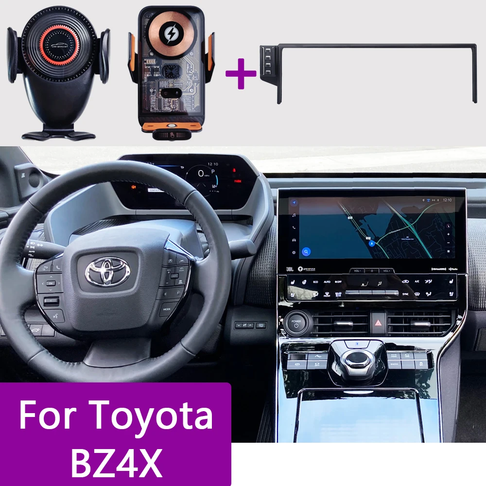 For Toyota bZ4X 2023 2024 Car Phone Holder Touchscreen Fixed Navigation ...
