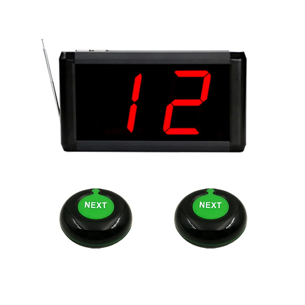 Ticket-Counter-Dispenser-Take-a-Number-System-2-digit-Display-Next-Control-Button-Bell-Wireless ...
