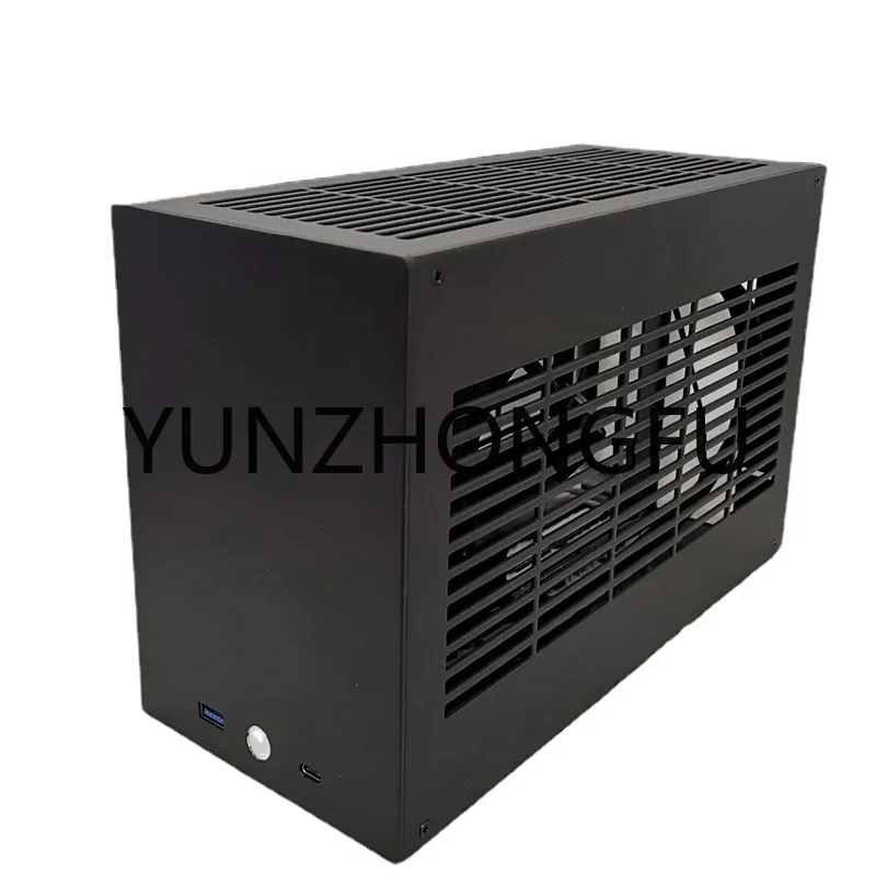 SGPC K49 ITX A4 gaming computer console mini case with SFX handle