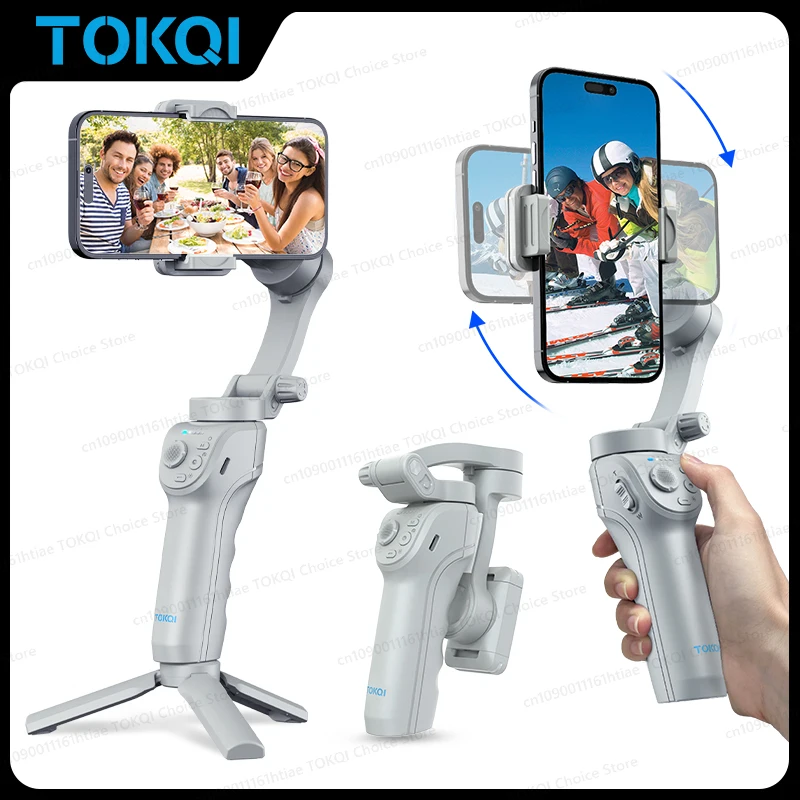 TOKQI-M01-3-Axis-Anti-Shake-Handheld-Gimbal-Phone-Stabilizer-Foldable ...