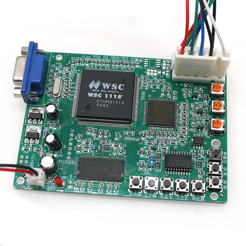 15K /24K CRT / RGB / CGA TO VGA Converter Board 5V PCB Retro Jamma SNK ...