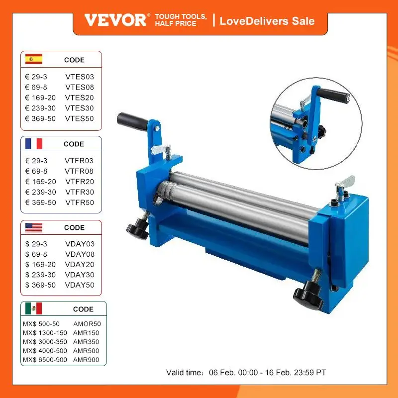 VEVOR-Slip-Roll-Machine-300mm-320mm-610mm-Desktop-Manual-Metal-Plate ...