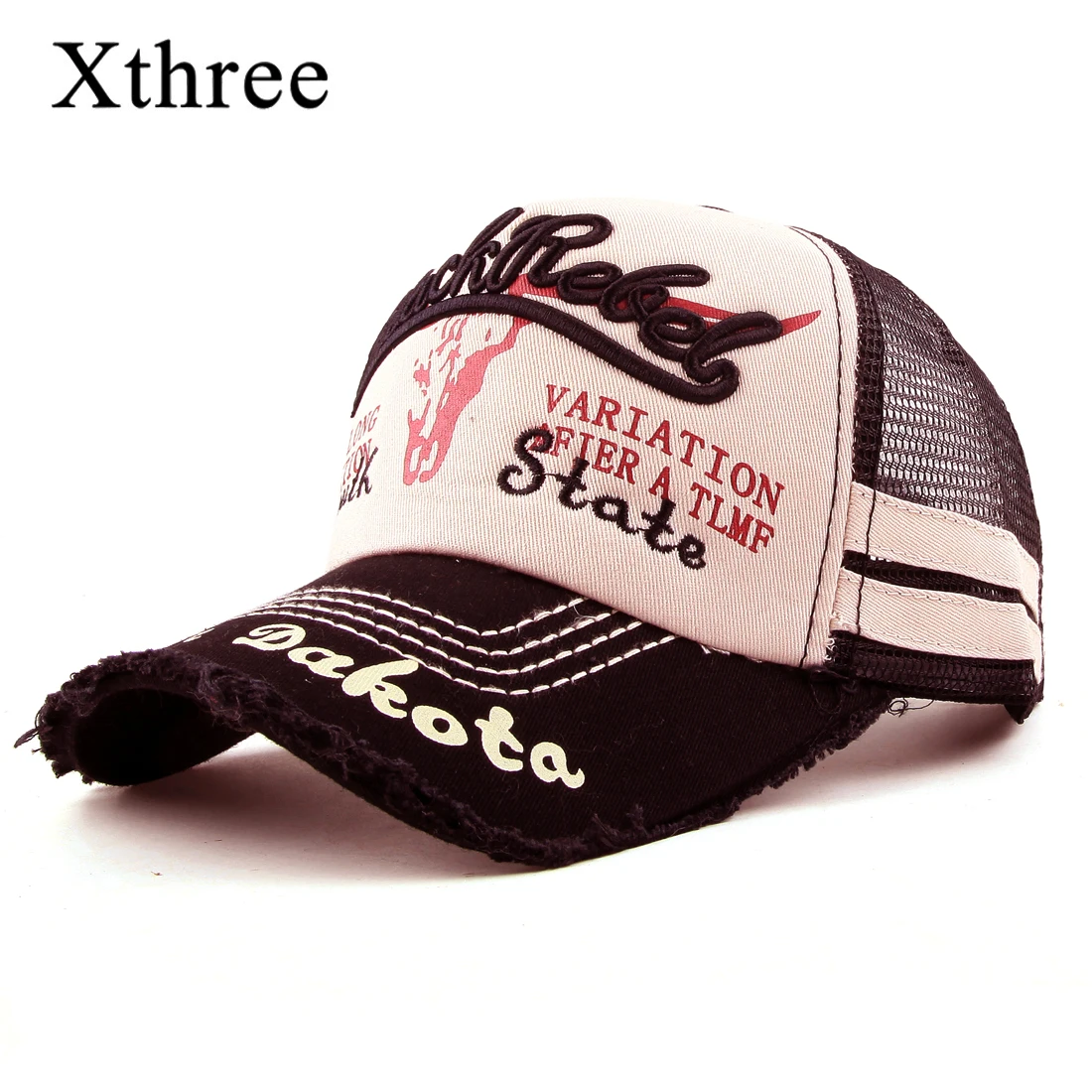 Xthree-Summer-Baseball-Cap-Mesh-Women-Snapback-Hats-For-Men-Bone ...