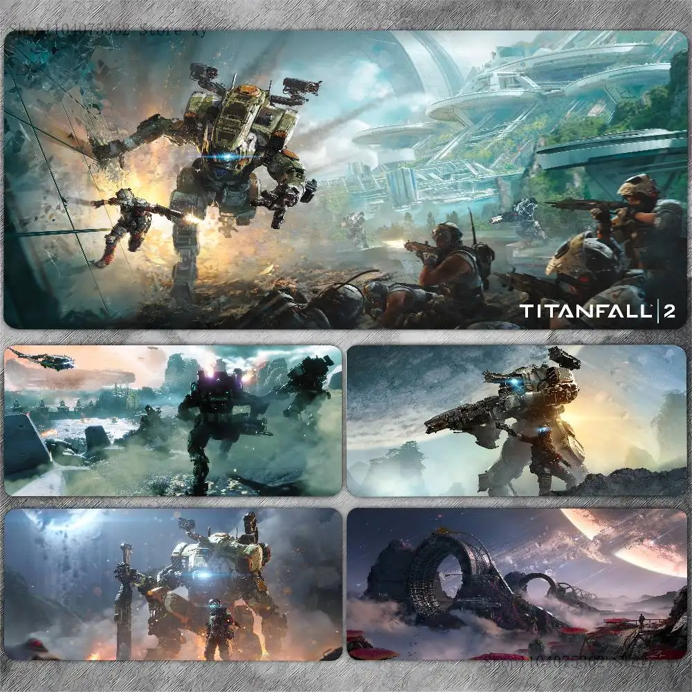 Game Titanfall 2 Mousepad Large Keyboard Desk Mat Gaming Mouse Pad ...