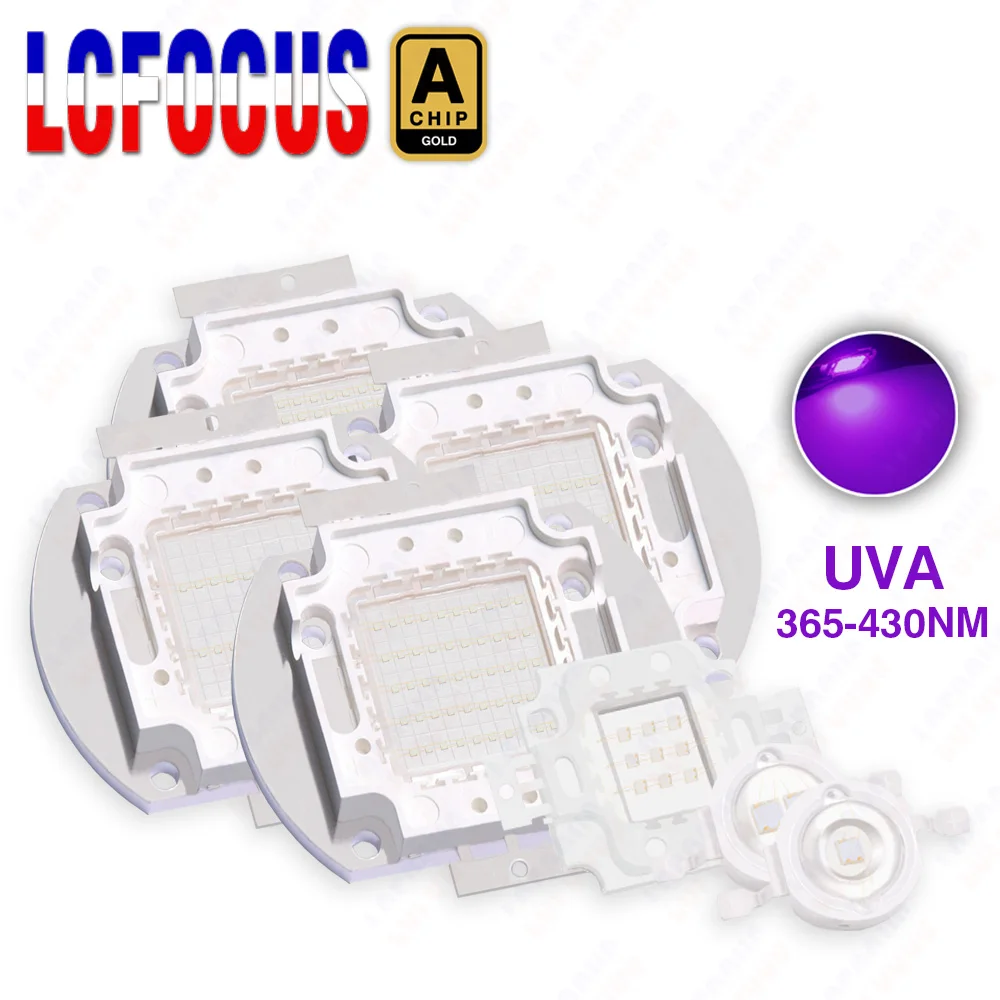 UV Purple LED Chip 365nm 370nm 375nm 380nm 385nm 390nm 395nm 400nm ...