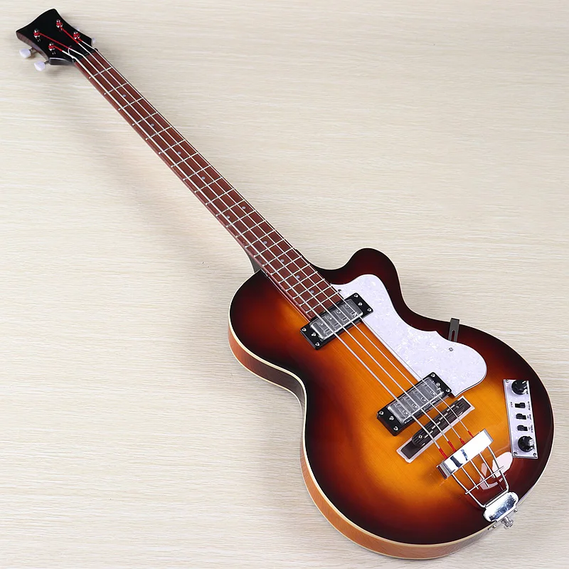 Sunburst-4-Strings-Violin-Bass-Guitar-41-Inch-Violin-Guitarra-Flame ...