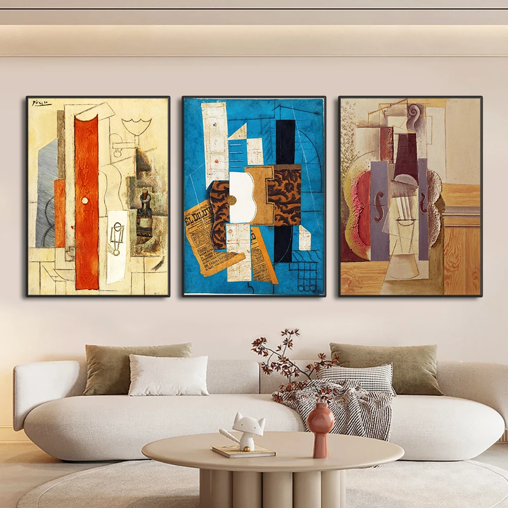 Picasso Abstract Art Guitar