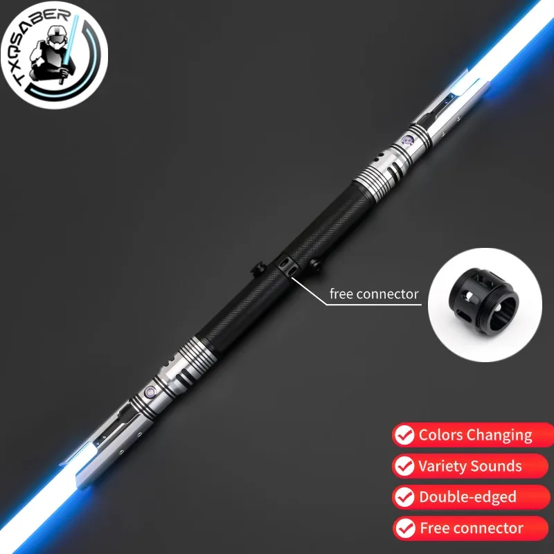 TXQSABER Lightsaber Heavy Dueling LED FOC 12 Color 16 Sounds Metal ...