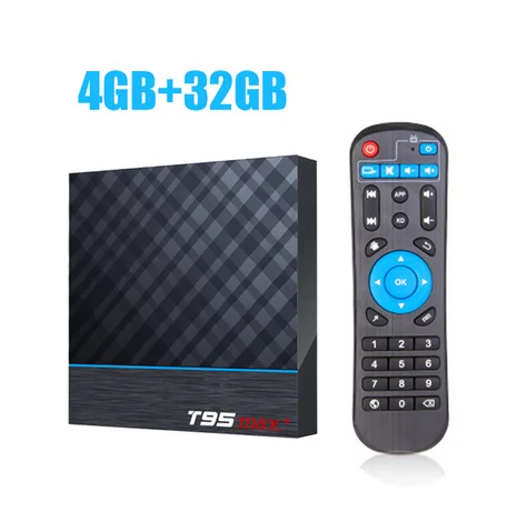 T95 MAX Plus Android 9.0 Smart TV Box, Media Player, Amlogic S905X3, 2 ...