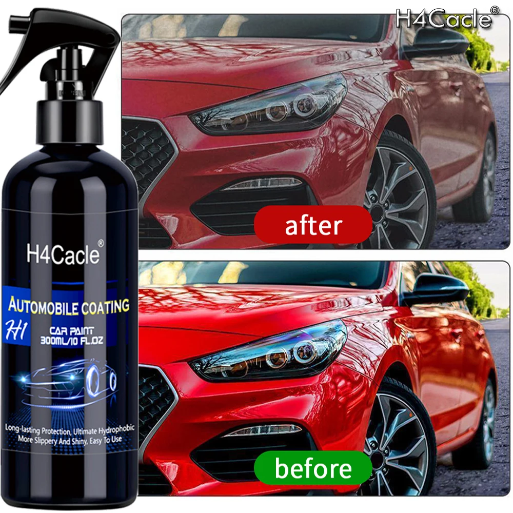 H4Cacle-Ceramic-Coating-Spray-Quick-Paint-Care-Car-Paint-Coating ...