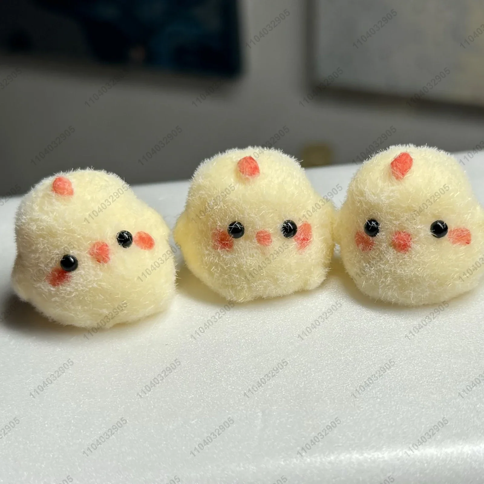 Tiny-Chicken-Taba-Squishy-Cute-Yellow-Little-Fuzzy-Chick-Hen-Squeeze ...