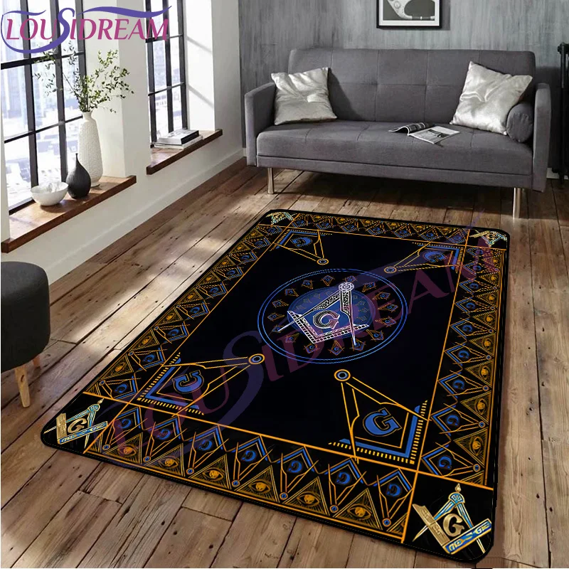 Freemason-Area-Rug-Illuminati-Ring-Rug-Masonic-Rug-Large-Carpet-All ...