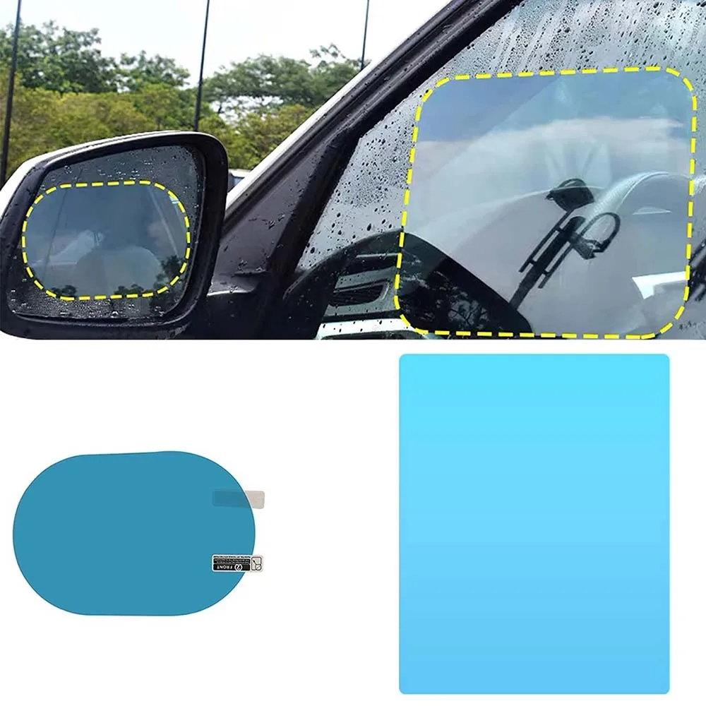New-Rainproof-Film-Sticker-Car-Rearview-Mirror-protective-Rain-Proof ...