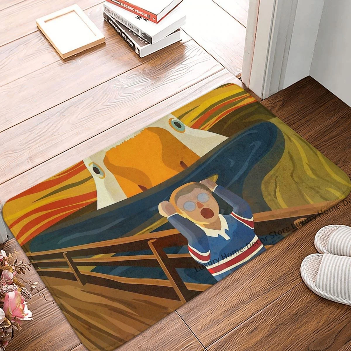 Anti-Slip-Doormat-Living-Room-Mat-The-Honk-Goose-The-Scream-Famous ...