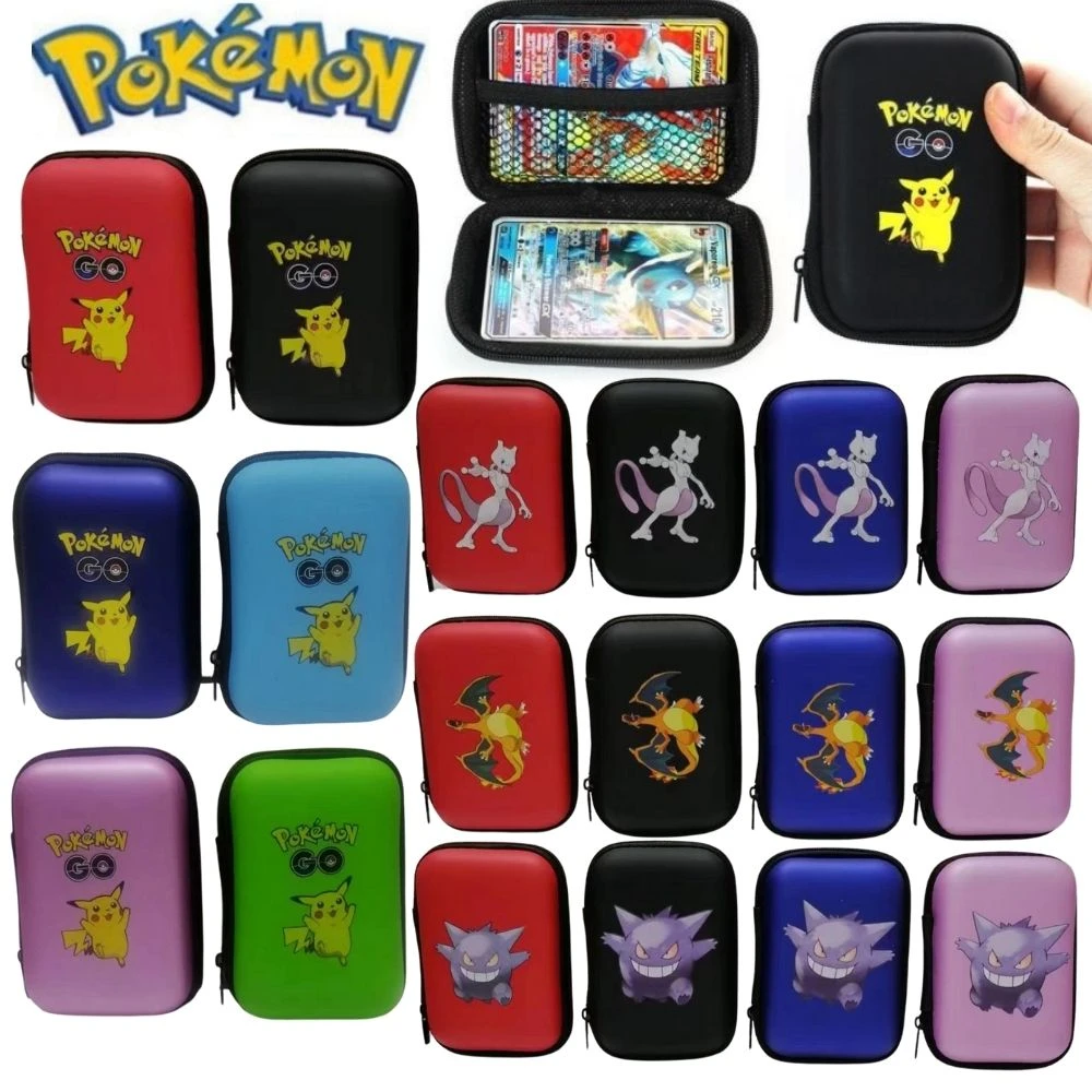 2023 New Pokemon Card Holder 50 Capacity Zipper Letters Album Case ...