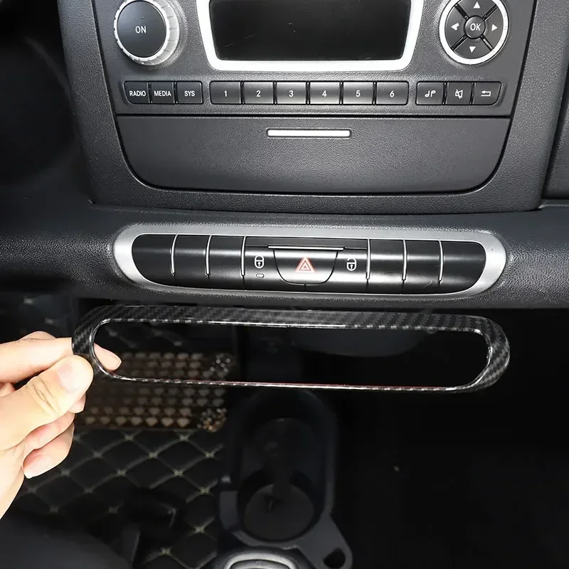 For-Mercedes-Benz-Smart-451-Fortwo-2009-15-ABS-Red-Car-Central-Control ...