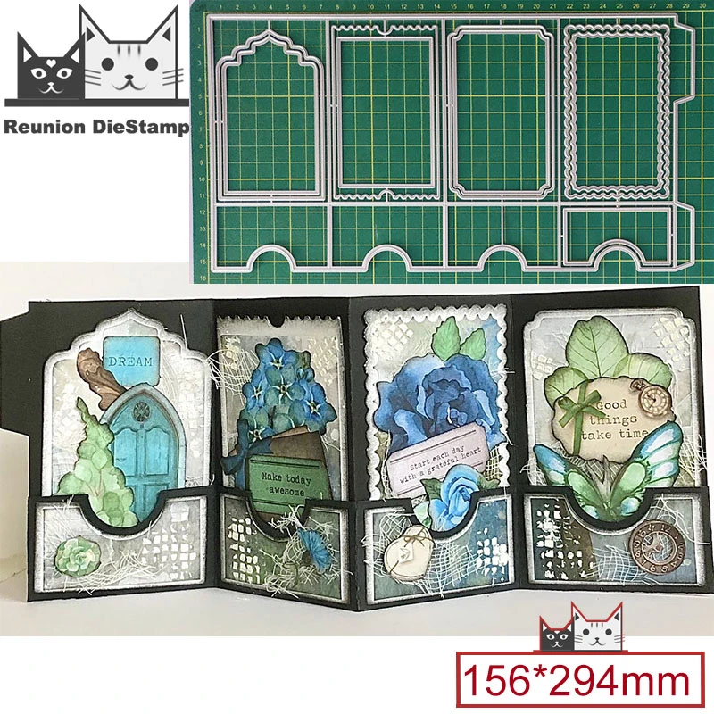 Four-layer Loose-leaf Frame Die Scrapbooking New Arrival 2022 Metal ...