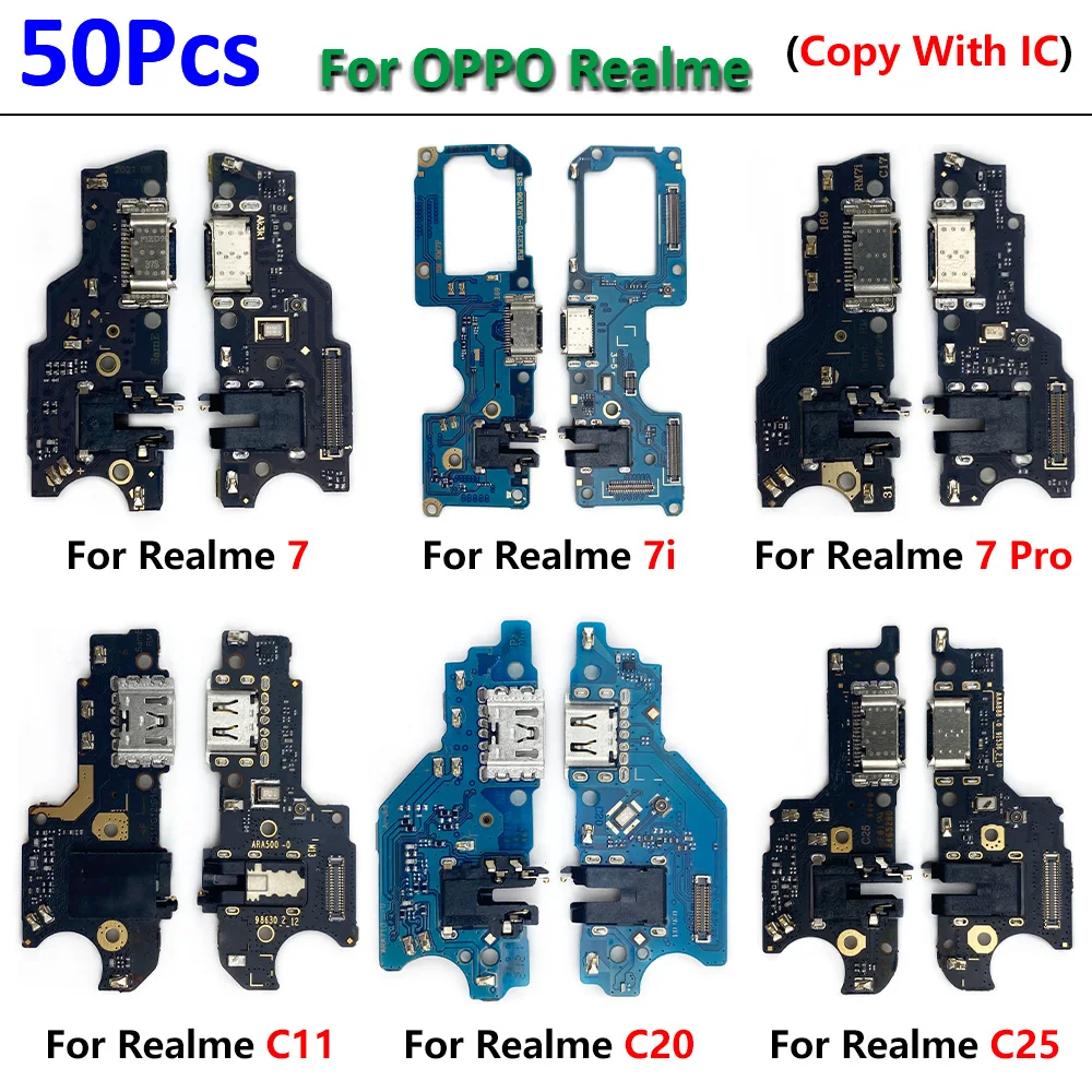 50pcs， Usb Port Charger Plug Socket Connector Charging Board Flex For ...