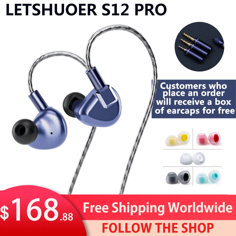 Letshuoer S12 PRO |Shuoer S12 Magnetic Planar Driver IEM Hi Fi ...