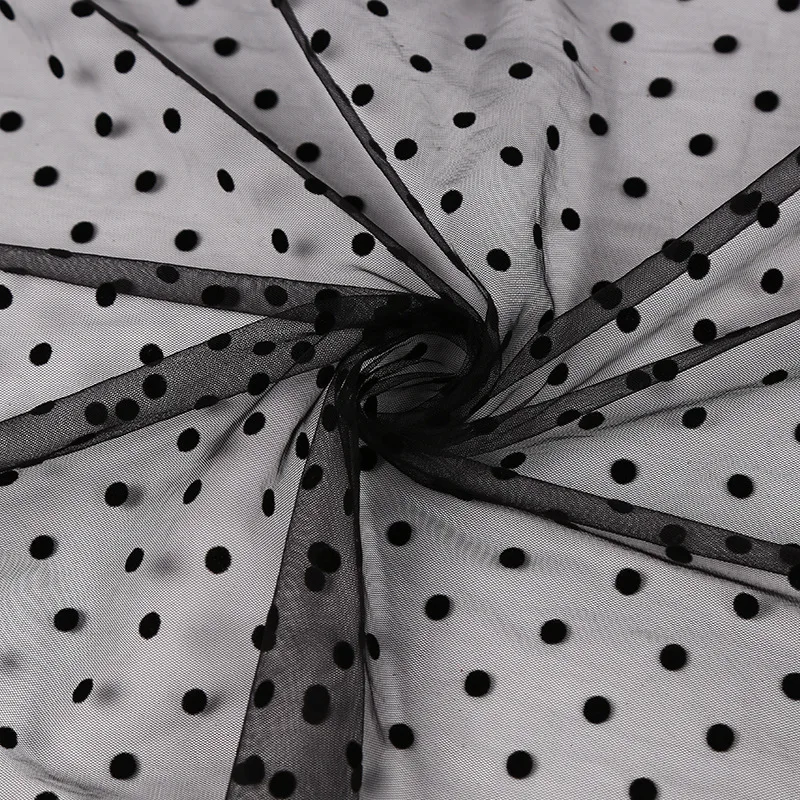 Tela-transparente-de-lunares-para-costura-tela-de-dise-ador-para ...