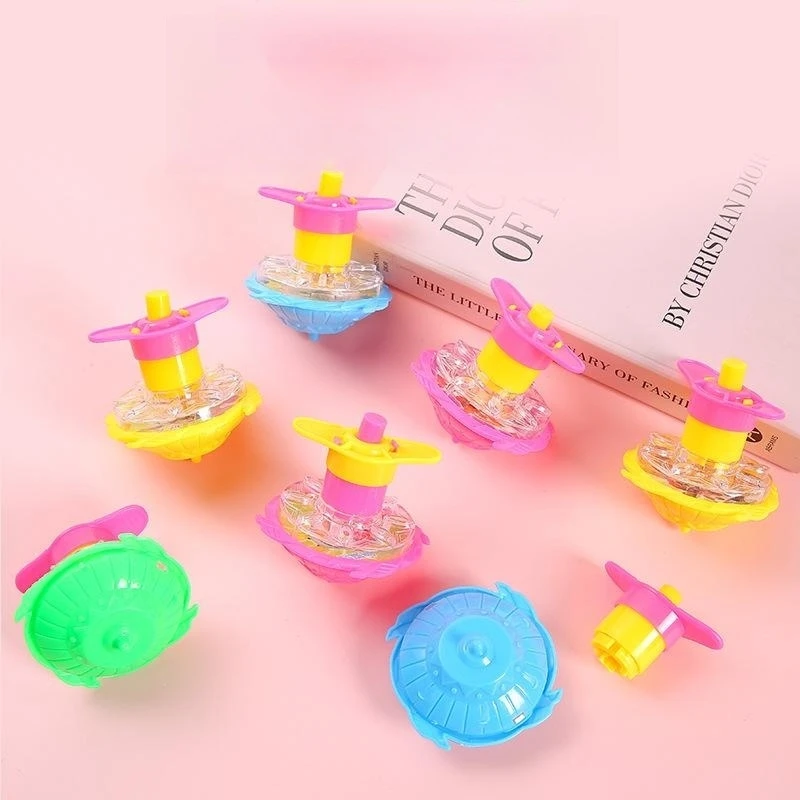 New-Colorful-Luminous-Gyro-Children-s-Flash-Ejection-Toy-Students ...