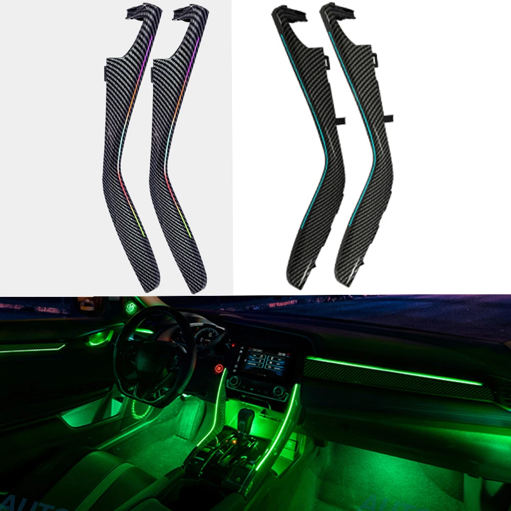 Saddle Strips Atmosphere Light For Honda 10th Civic 2016 2017 2018 2019 ...