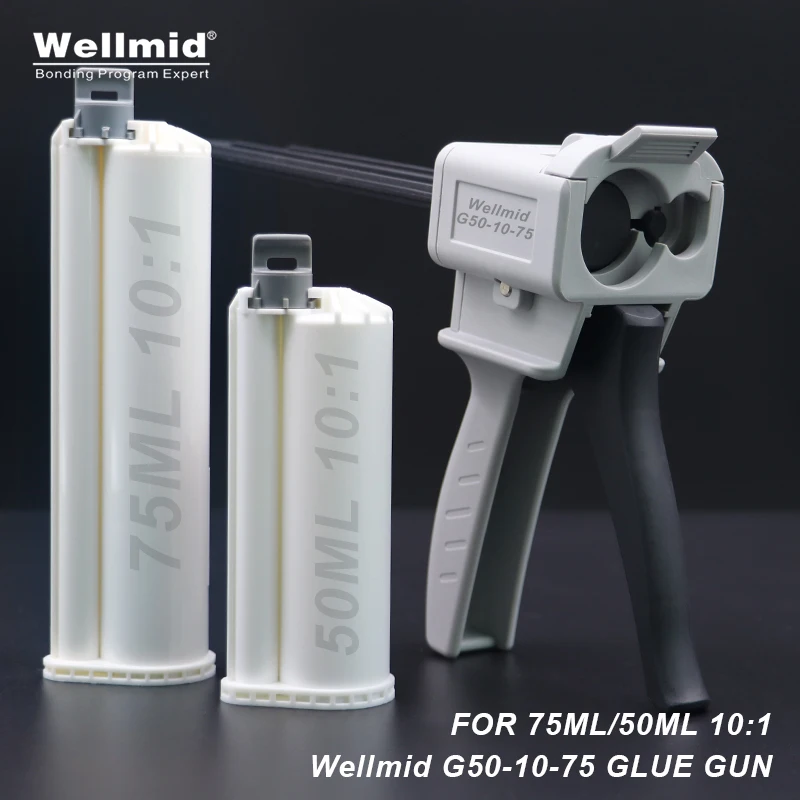 50ml-75ml-10-1-Adhesives-Dispensing-Gun-2K-Kit-Portable-Double-Tube ...