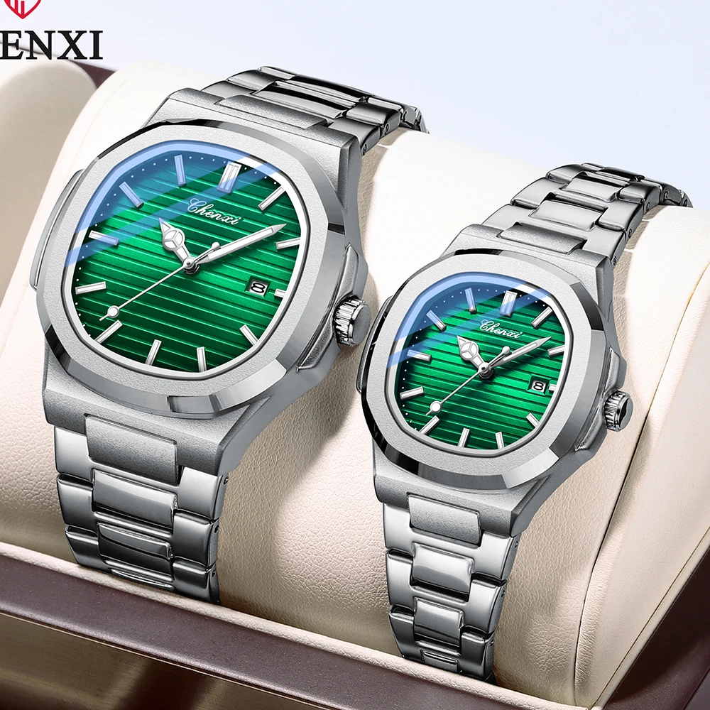 CHENXI-Couple-Watches-Pair-Men-And-Women-Fashion-Luxury-Quartz ...