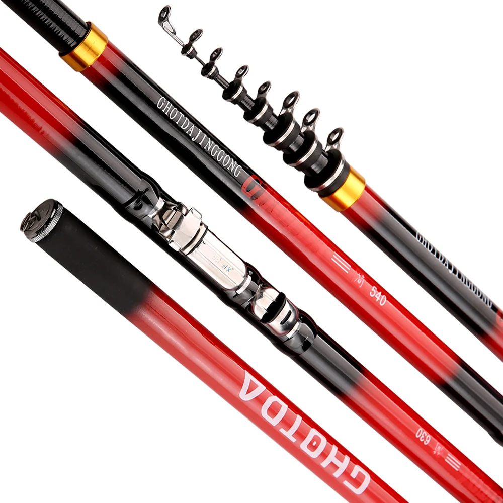 Versatile-Carbon-Fiber-Fishing-Pole-Telescopic-and-Hand-Pole-for-Carp ...