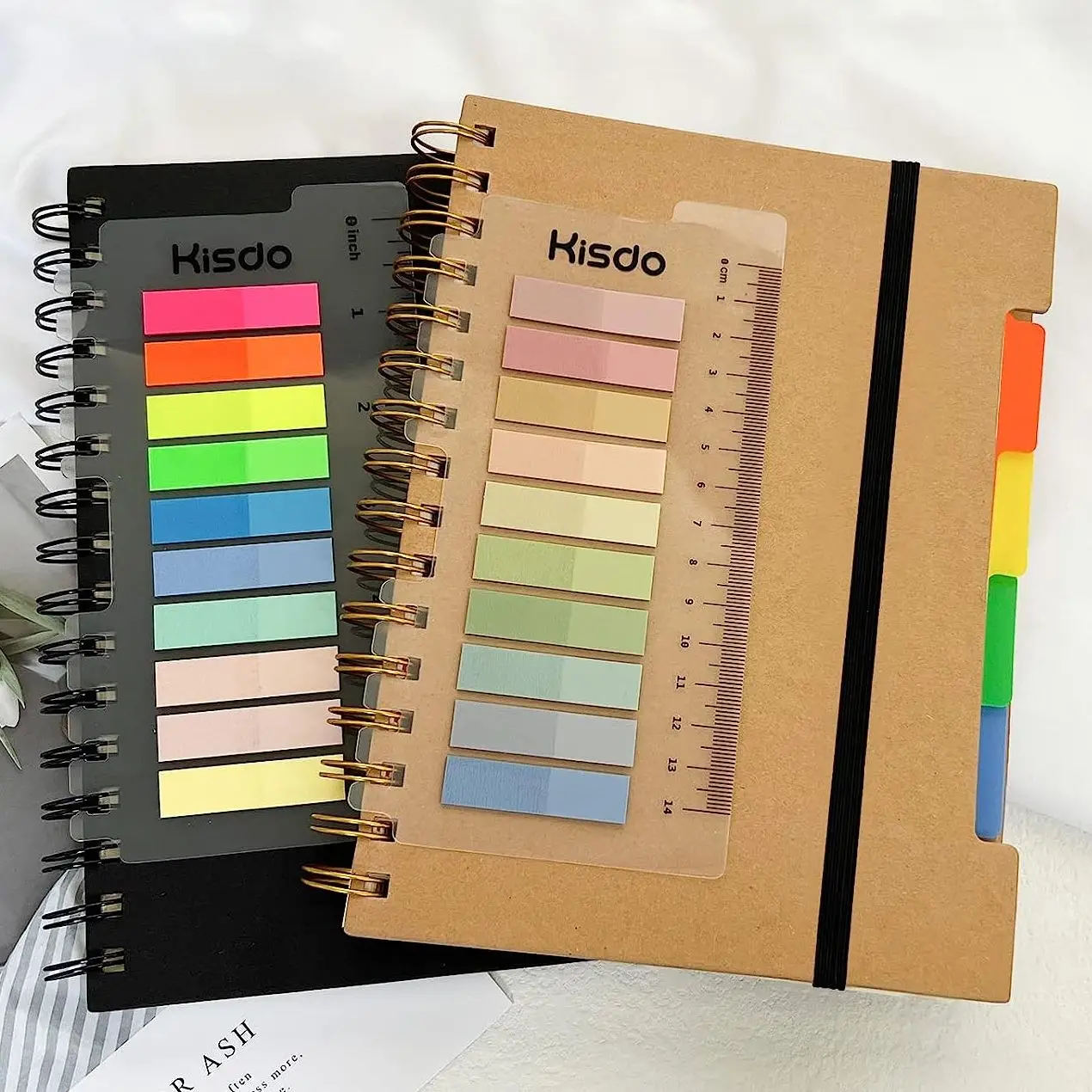 A5-Hardcover-Large-Spiral-Notebook-Subject-Spiral-Notepad-Index-Planner ...